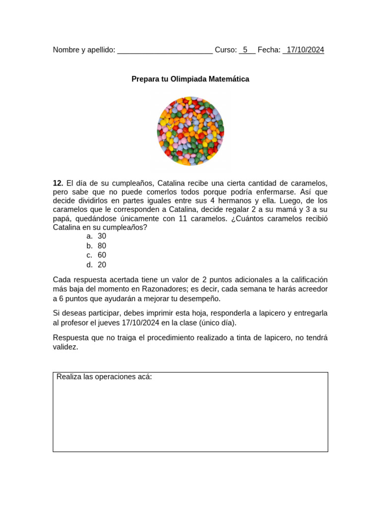 Problema 12 Tipo Olimpiada | PDF