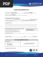 On Duty Leave Application Format | PDF