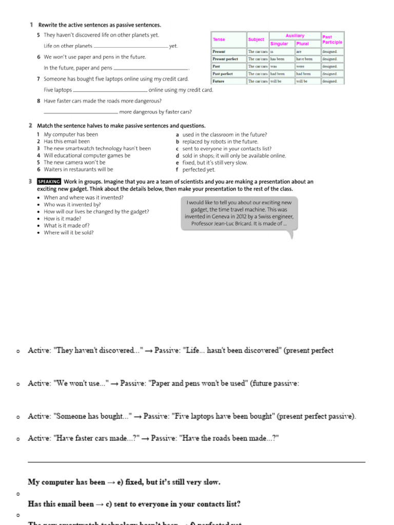 Passive (Future Simple, Future Perfect) | PDF
