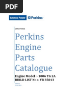 Perkins 1106D Parts Book PJ70704 PDF | PDF | Cylinder (Engine) | Components