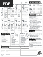 Lancer Actions Cheat Sheet | PDF