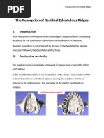 Edentulous Ridge | PDF | Dentures | Dentistry Branches