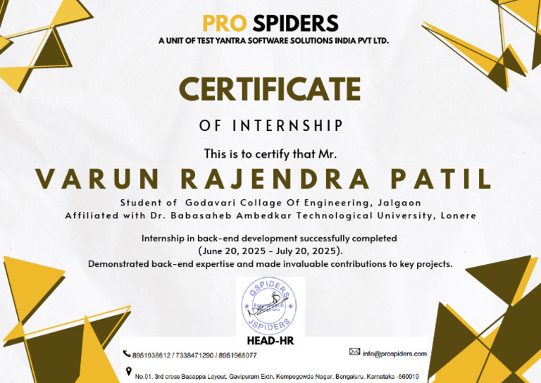 Varun Patil | PDF