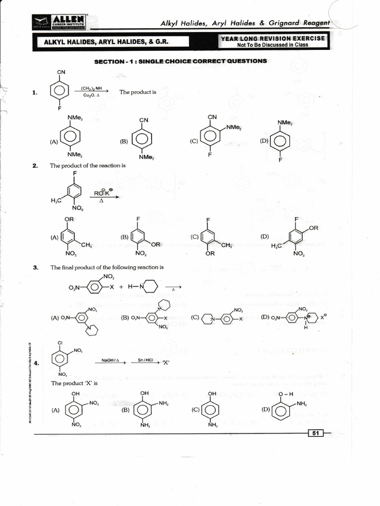 Alkyl Halide &grignard Reagents | PDF