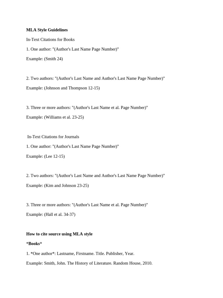 MLA, APA, Chicago Citation Guide | PDF | Apa Style | Reference Works