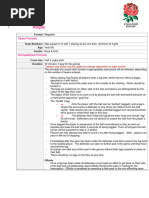 Oztag Rules Overview and Guidelines | PDF | Games Of Physical Skill ...