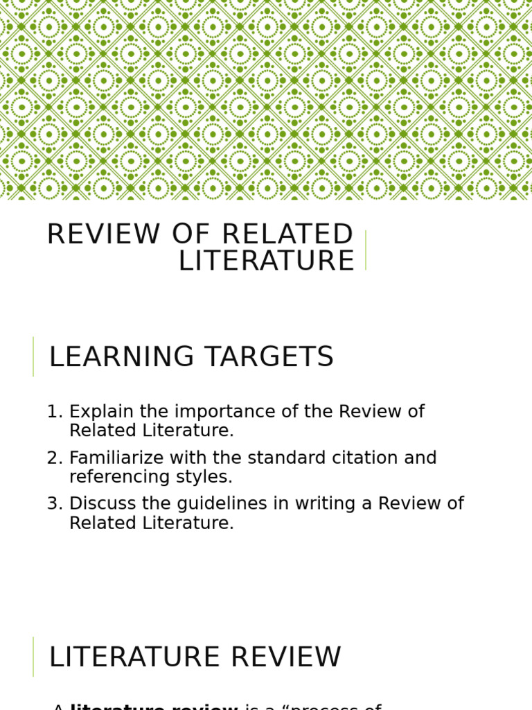 Understanding Literature Reviews in Research | PDF | Literature Review ...