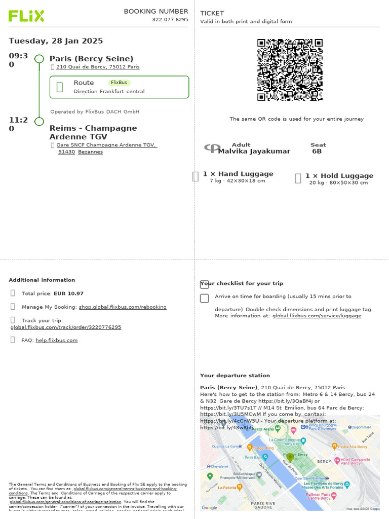 Flixbus Tickets | PDF | Land Transport | Transport