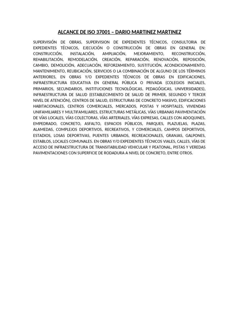 Alcance de Iso Henry Wilder Marcelo Solano | PDF