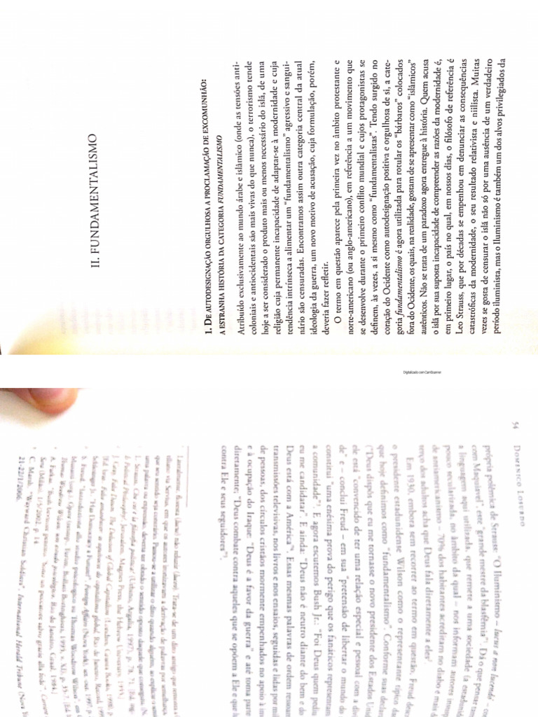 2.1. Losurdo - Fundamentalismo | PDF
