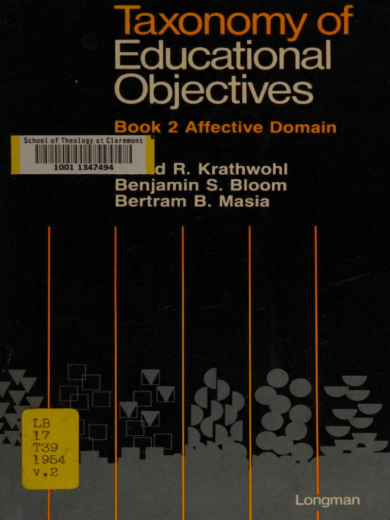 Affective Domain Taxonomy Overview | PDF | Attitude (Psychology) | Learning