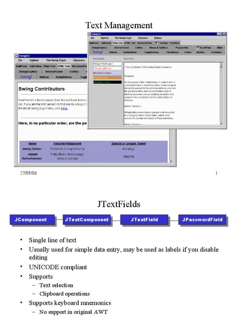 Jtext Field Pdf Java Programming Language Software Engineering