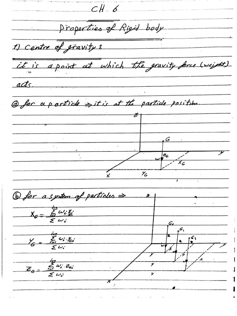 Mechanics 3 CH 6 Complet | PDF