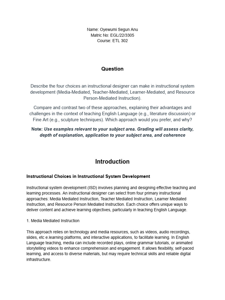 Compressed - M - Name - Oyewumi Segun Anu | PDF | Learning | Teachers