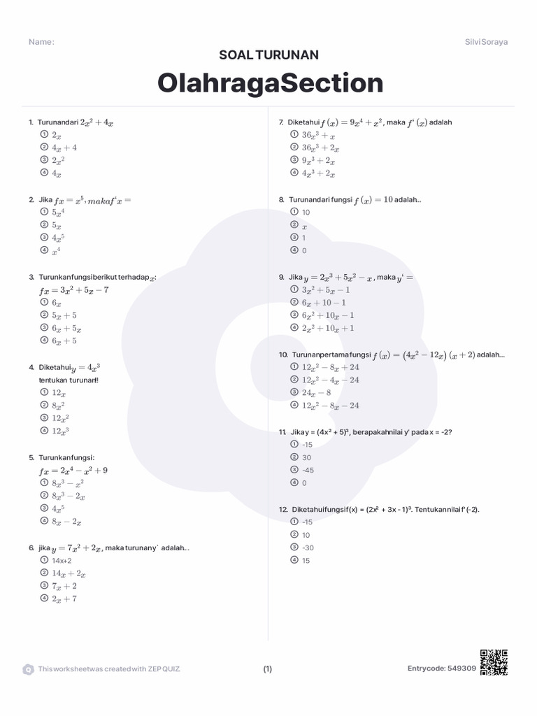 Quiz Worksheet | PDF