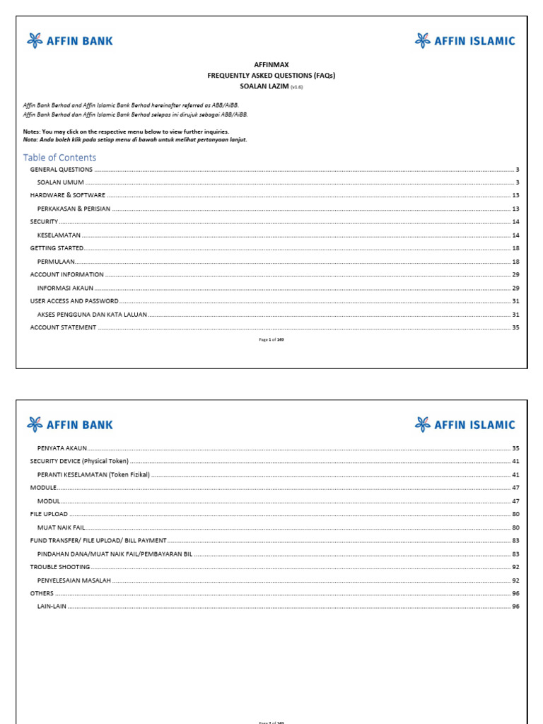 Affinmax General Faq | PDF