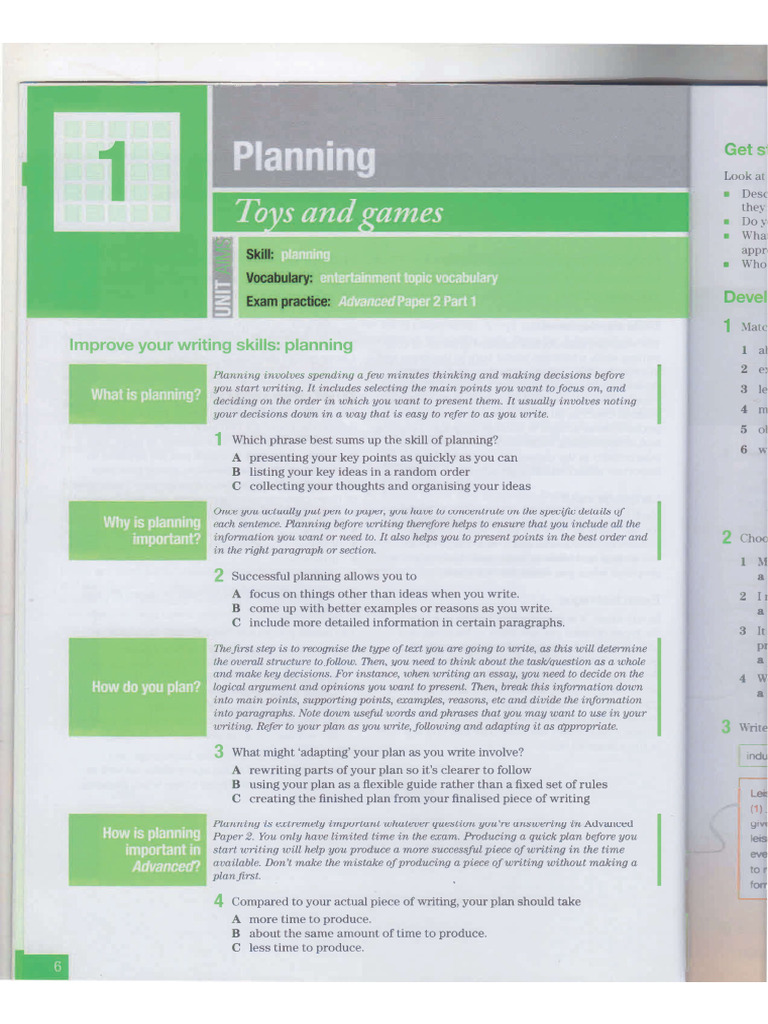 Improve Writing ENTERTAINMENT | PDF