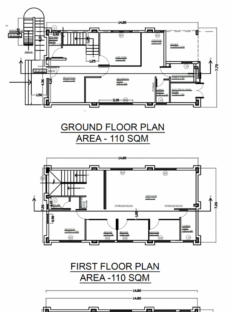Office Building Civil Plan | PDF