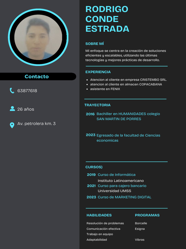 Curriculum RODRIGO | PDF