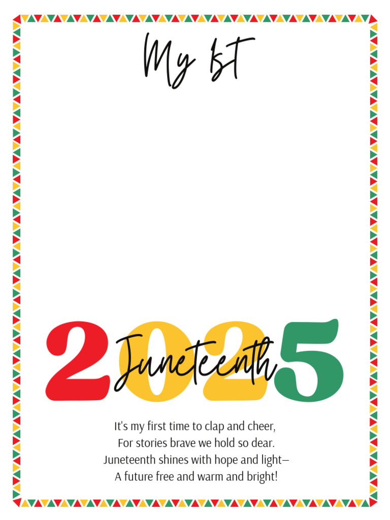 Handprint Crafts Juneteenth US LETTER | PDF
