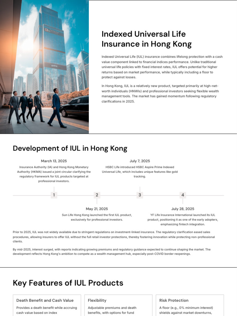 HSBC Aspire Prime IUL in Hong Kong | PDF | Insurance | Investing