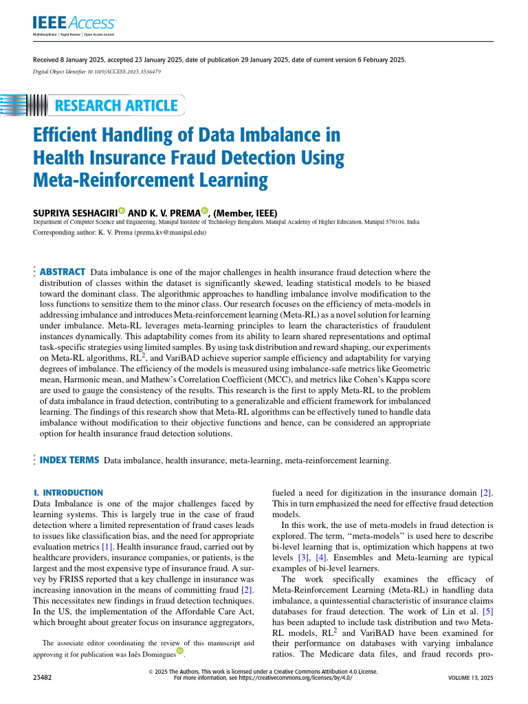 Efficient Handling of Data Imbalance in Health Insurance Fraud ...