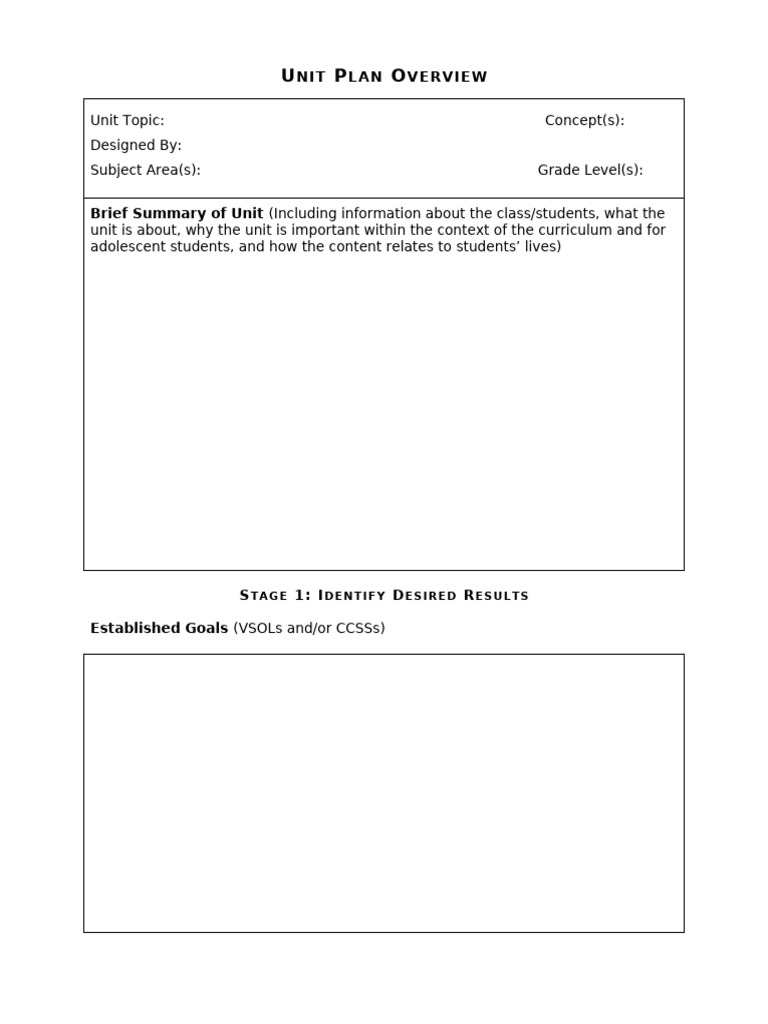 KUD Template 1 | PDF