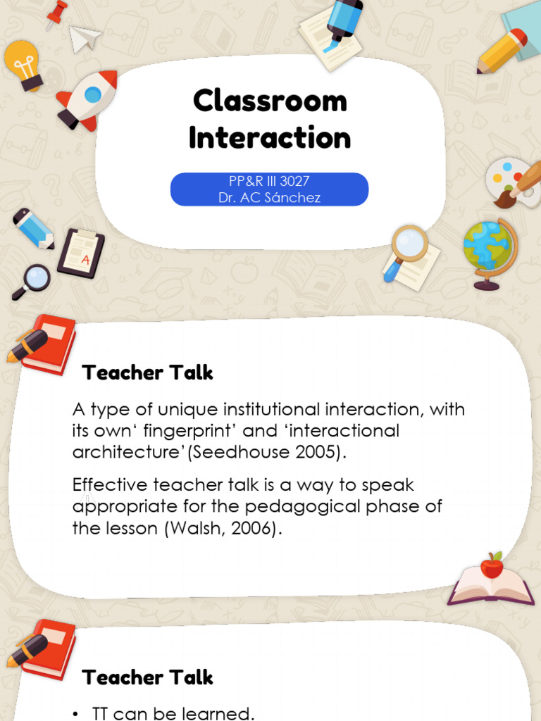 Effective Teacher Talk Strategies | PDF