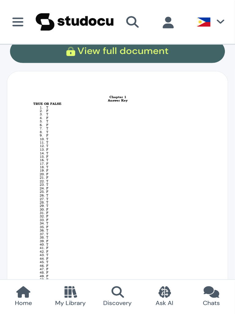 A Closer Look On Cost Accounting by Paul Anthony de Jesus - SolMan 2021 - Chapter 1 Answer Key ...
