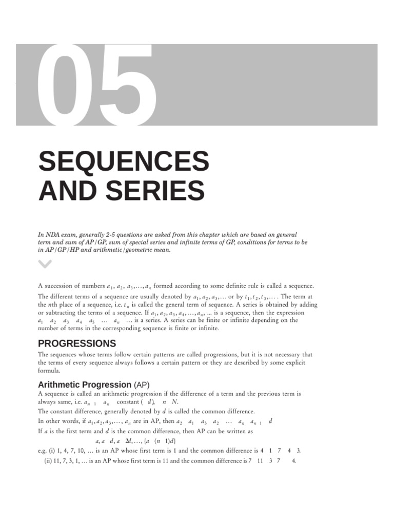 Maths Cuet PG 1 | PDF | Sequence | Summation