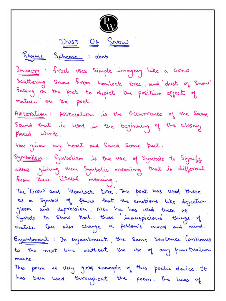 Class 10 English Poem | PDF