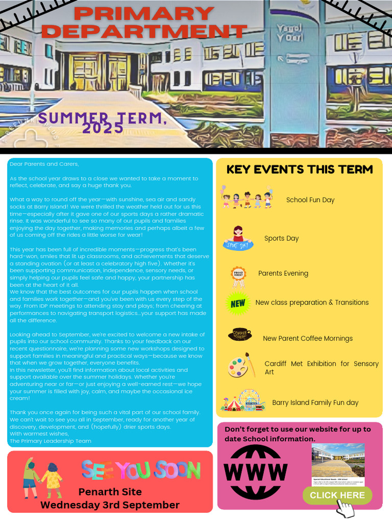 Parents Newsletter Summer 2025 | PDF