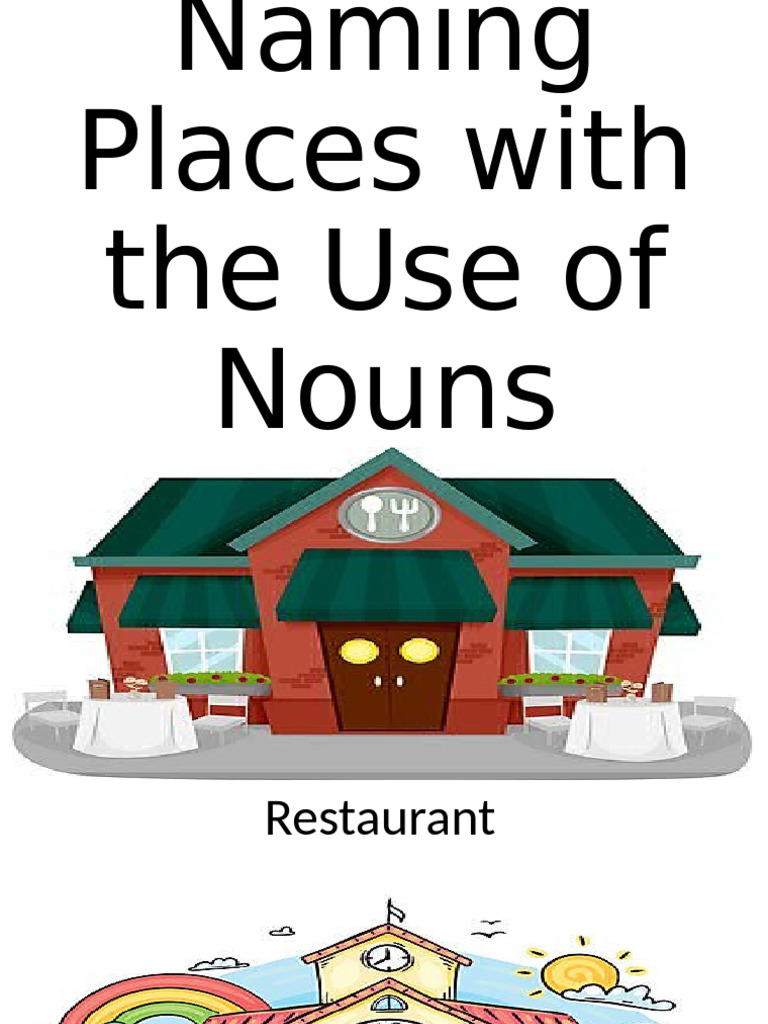 Naming Places With The Use of Nouns - 093036 | PDF