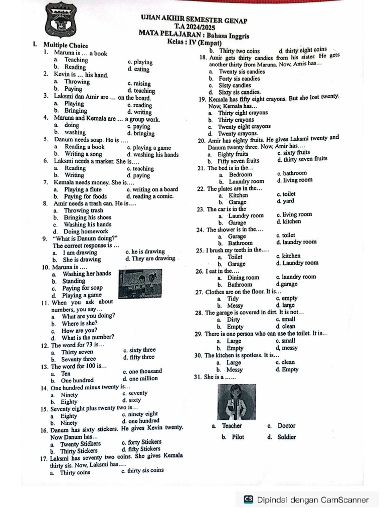 Uas B.inggris | PDF