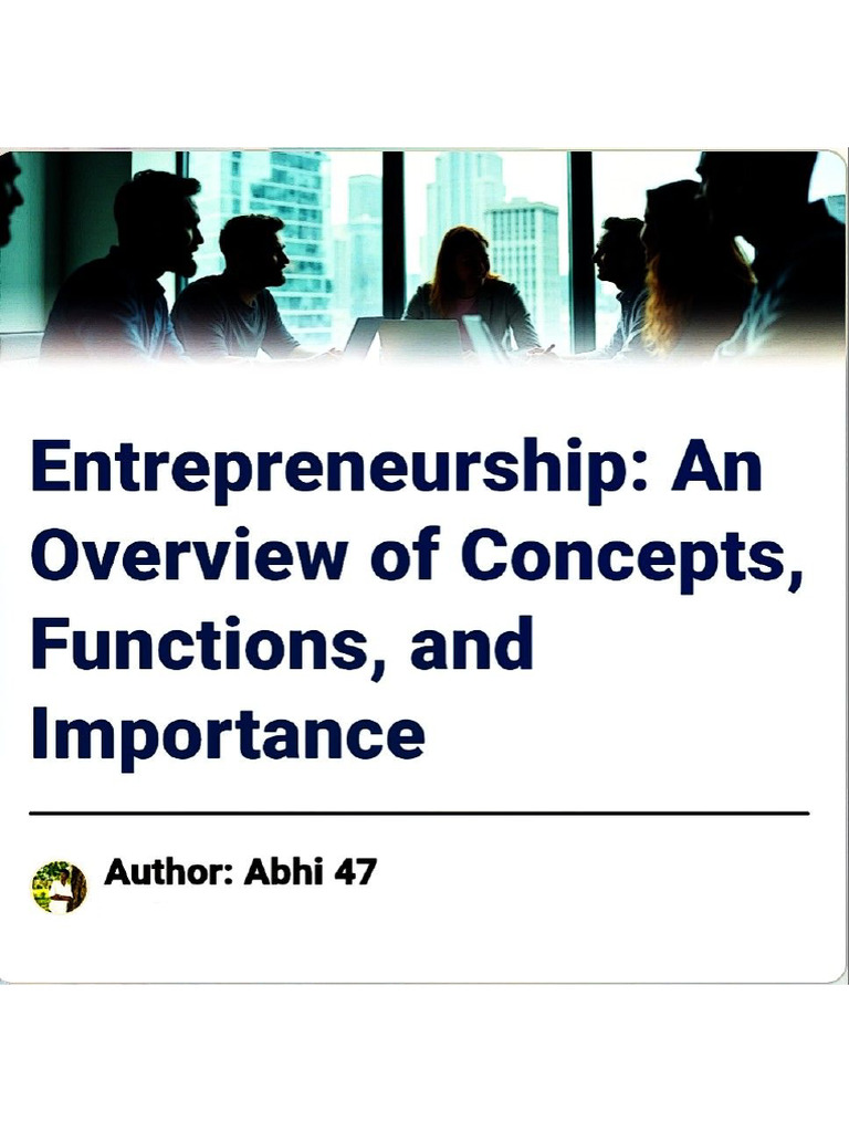EES Entrepreneurship | PDF