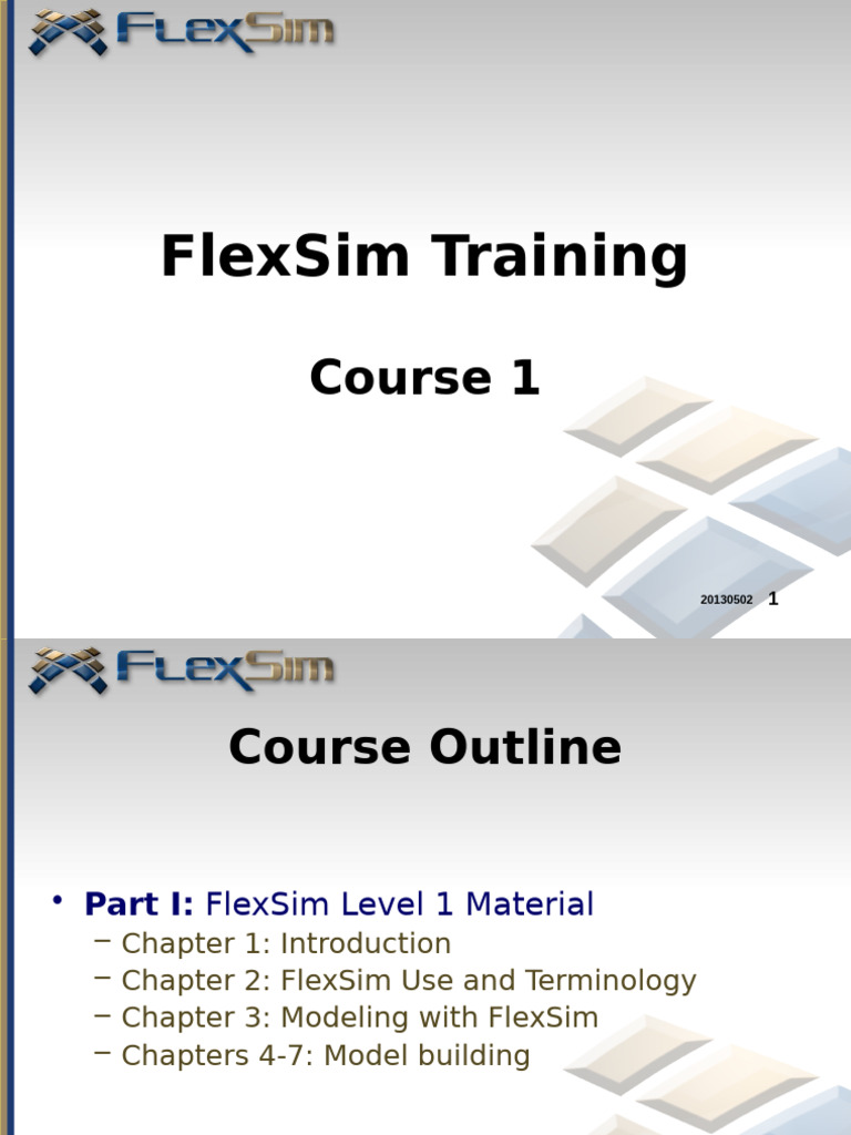 FlexSim Basic Training_SC | PDF | Simulation | Icon (Computing)