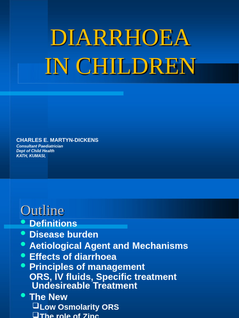 Management of Diarrhea in Children | PDF | Diarrhea | Dehydration