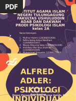 Kajian Teori Psikologi Individu Alfred Adler | PDF