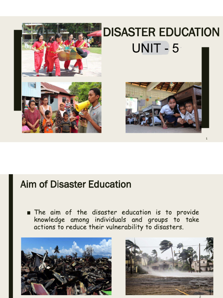 Disaster Education | PDF