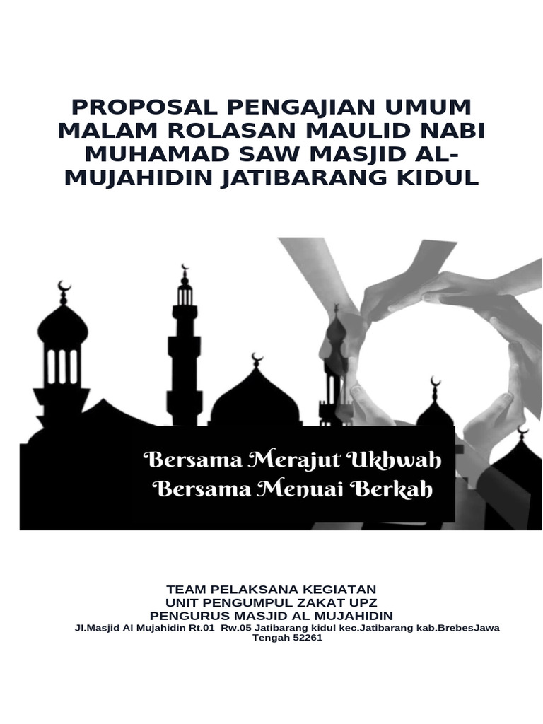 Proposal Pengajian Maulid Nabi 2024 | PDF