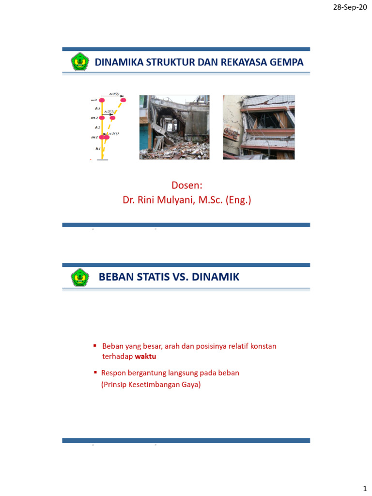 Perbedaan Beban Statik dan Dinamik | PDF
