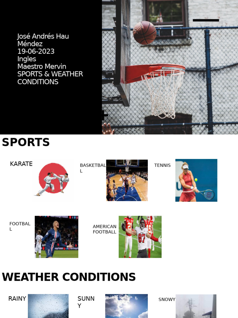 Climas y Deportes | PDF