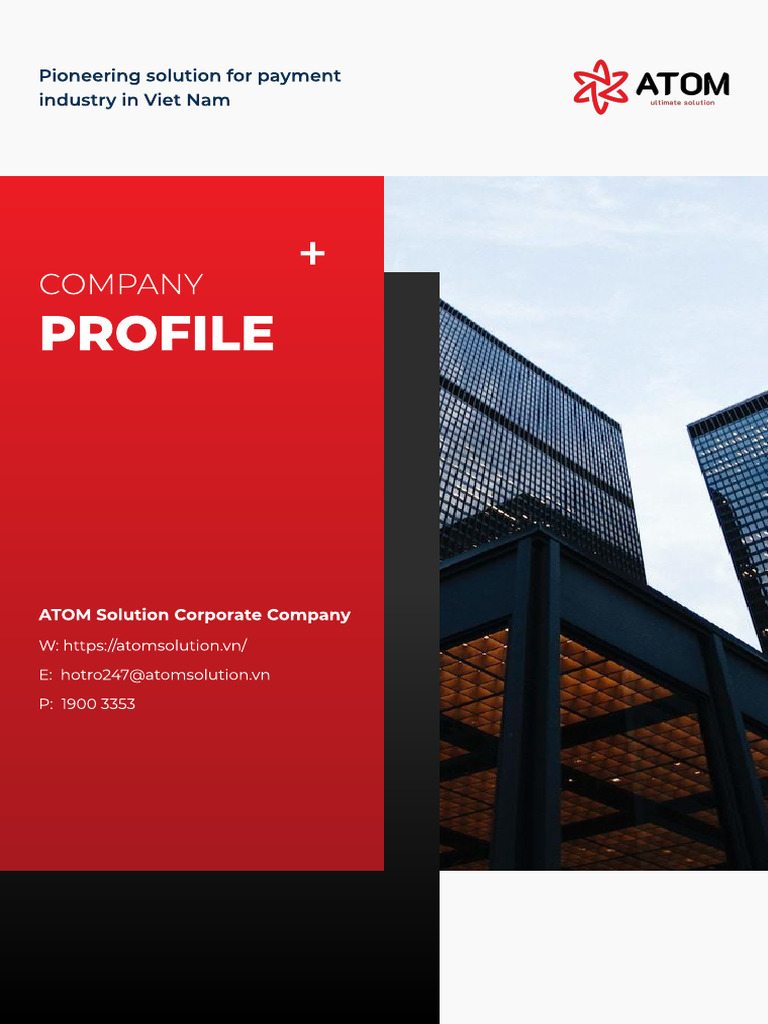 Atom Company Profile en | PDF | Point Of Sale | Emv