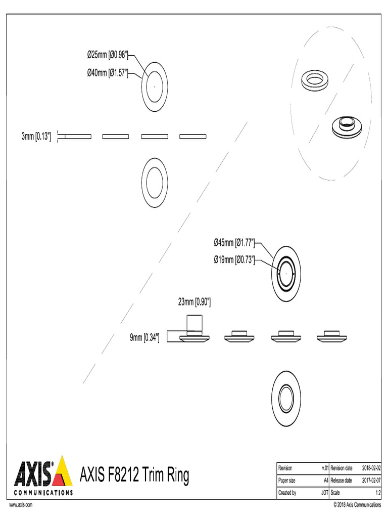 Axis f8212 Trim Ring en US 110251 | PDF