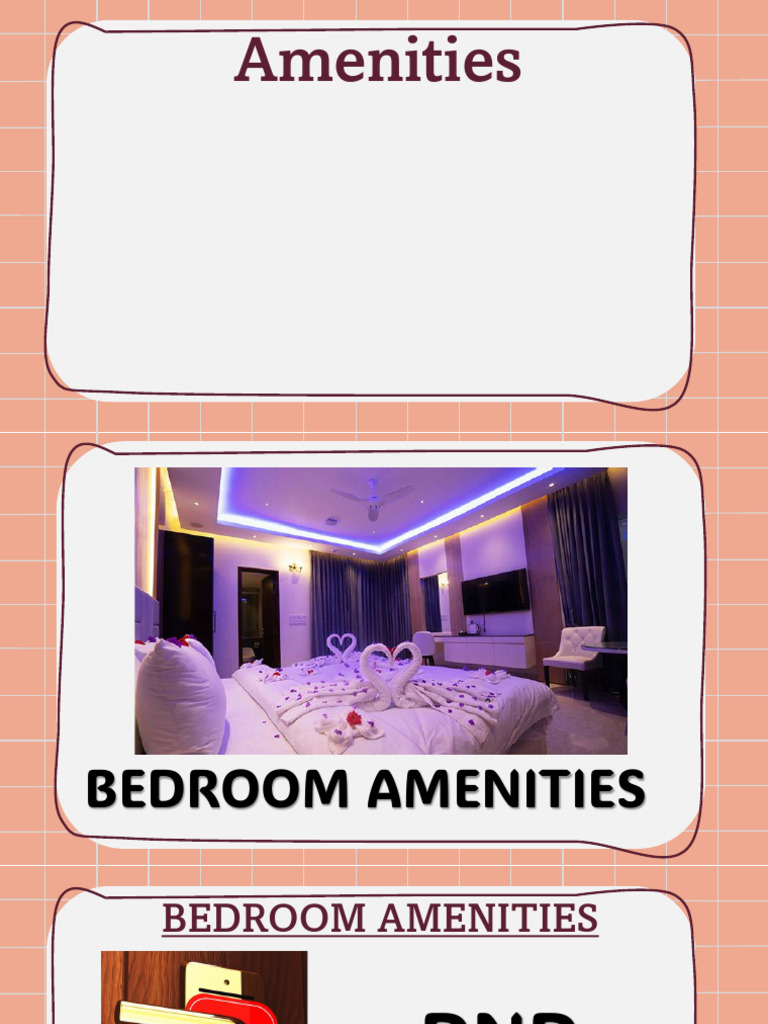 5 Amenities and Handling Guest Request | PDF | Bedroom | Bathroom