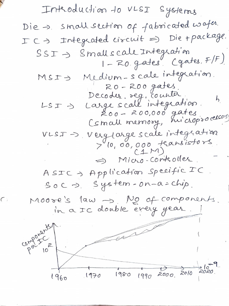 Vlsi System Notes Unit2 | PDF