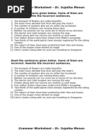 CBSE Class10 Error Correction Worksheet 2025 | PDF