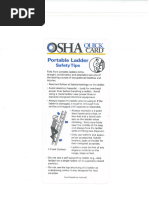 3 Points Contact | PDF | Ladder | Safety