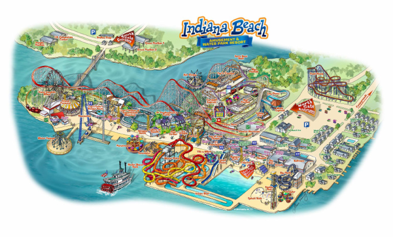 Indiana Beach Park Map Pdf