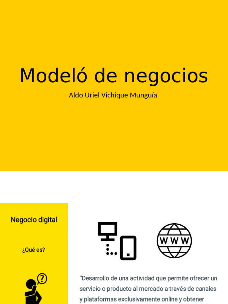 Modeló de negocios | PDF